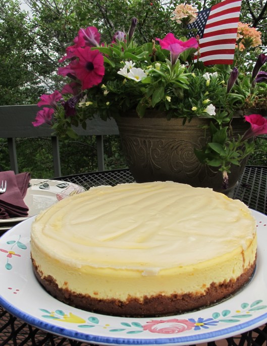 Ina Fridays — Desserts — Classic Cheesecake for the Fourth of July ...