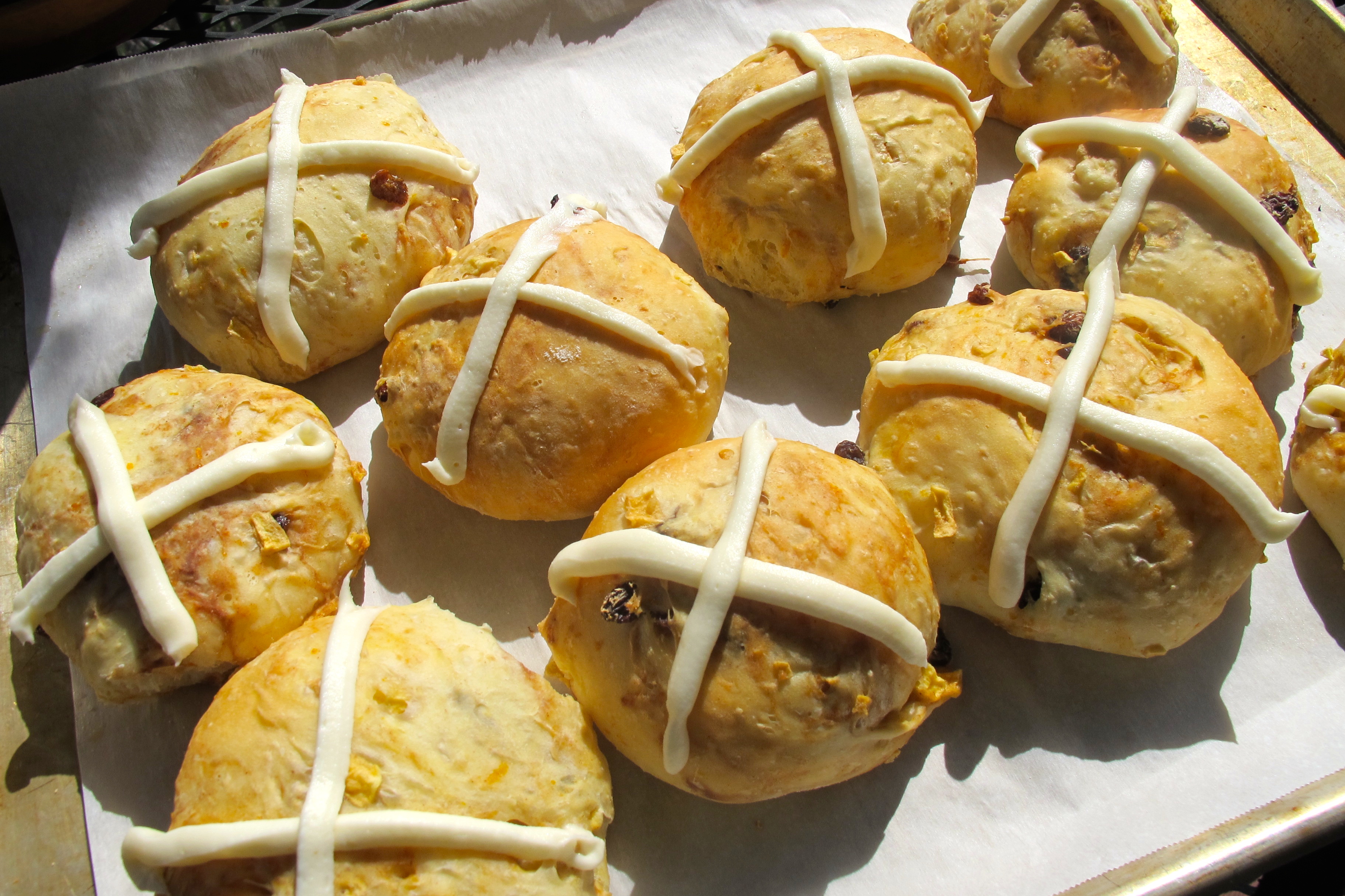 Good Friday–Hot Cross Buns and Clam Chowder – More Time at the Table